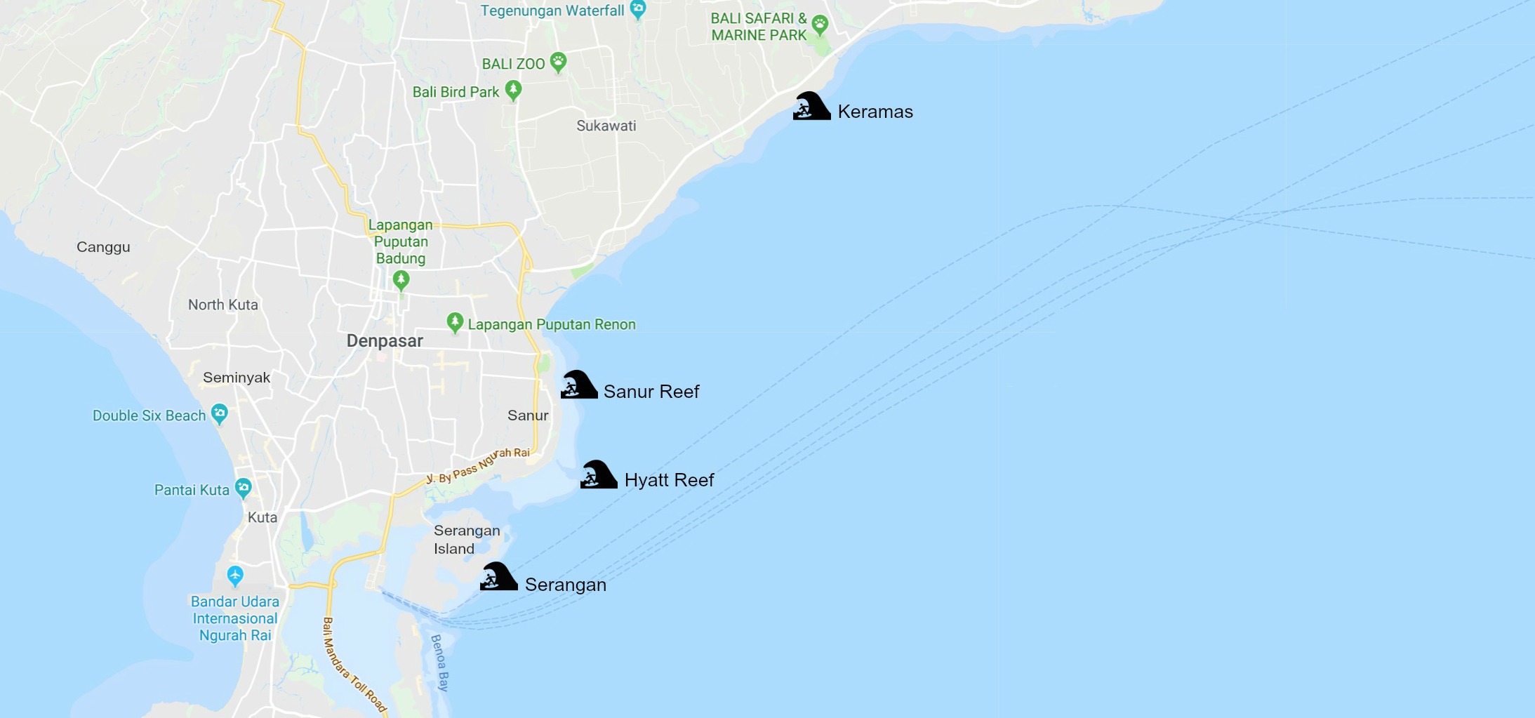 Keramas Surf Spot | Bali - Surf Indonesia