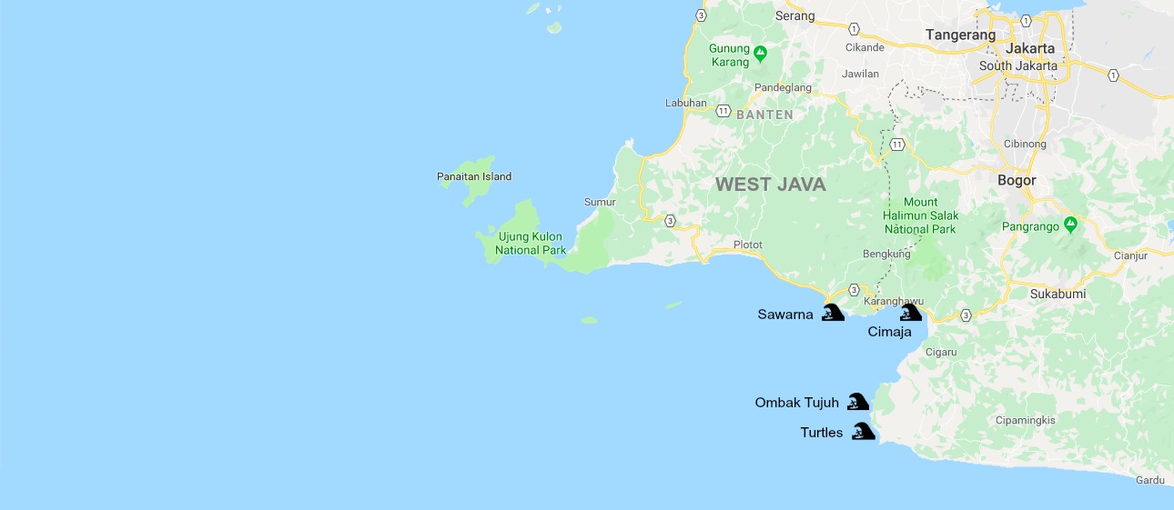 Ombak Tujuh Surf Spot | Surfing Java's Big Wave Spot - Surf Indonesia